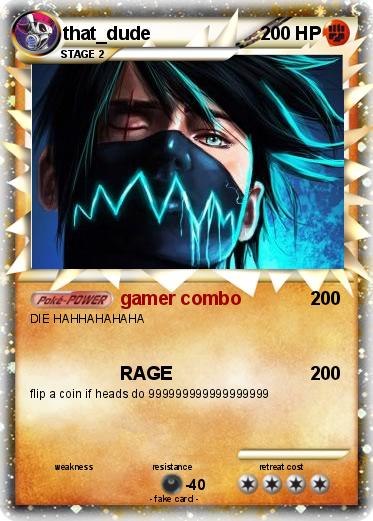 Pokémon that dude 1 1 - gamer combo - My Pokemon Card