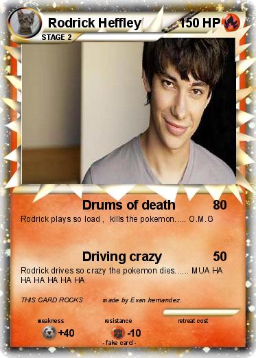 Pokémon Rodrick Heffley 22 22 - Drums of death - My Pokemon Card