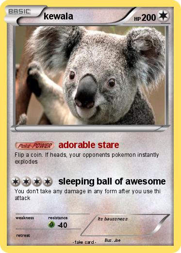 Pokémon kewala 1 1 - adorable stare - My Pokemon Card
