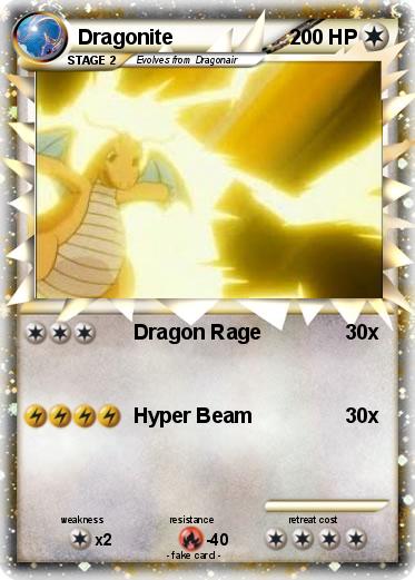 Pokémon Dragonite 226 226 - Dragon Rage - My Pokemon Card
