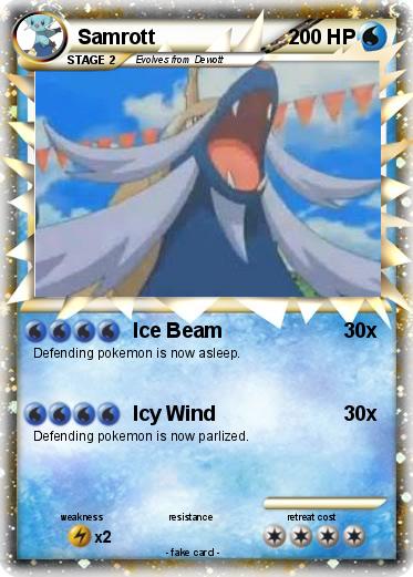 Pokémon Samrott 3 3 - Ice Beam - My Pokemon Card