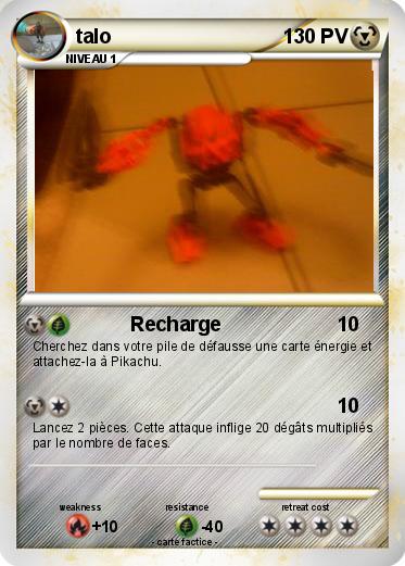 Pokémon talo 2 2 - Recharge - Ma carte Pokémon