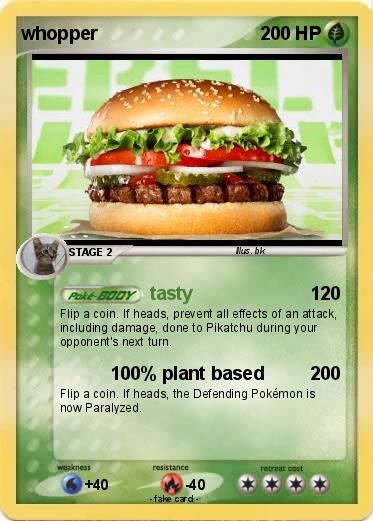 Pokémon whopper 16 16 - tasty - My Pokemon Card