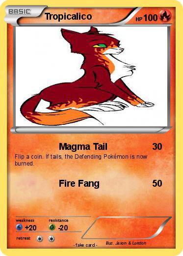 Pokémon Tropicalico - Magma Tail - My Pokemon Card