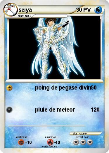 Pokémon seiya 125 125 - poing de pegase divin - Ma carte Pokémon