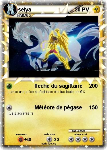 Pokémon seiya 126 126 - fleche du sagittaire - Ma carte Pokémon