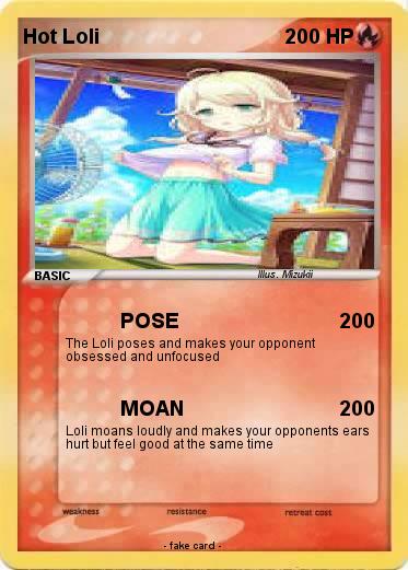 Pokémon Hot Loli - POSE - My Pokemon Card