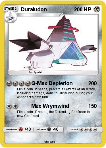 Pokémon Duraludon 4 4 - G-Max Depletion - My Pokemon Card