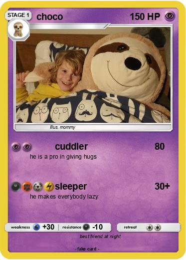 Pokémon choco 109 109 - cuddler - My Pokemon Card