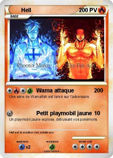 Pokémon Hell 326 326 - Wama attaque - Ma carte Pokémon