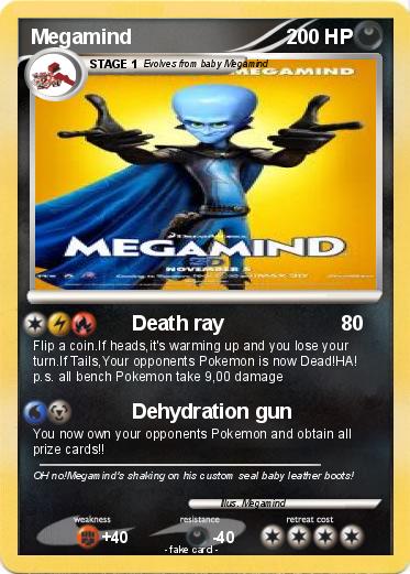 Pokémon Megamind 50 50 - Death ray - My Pokemon Card