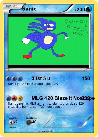 Pokémon Sanic 622 622 - 3 fst 5 u - My Pokemon Card