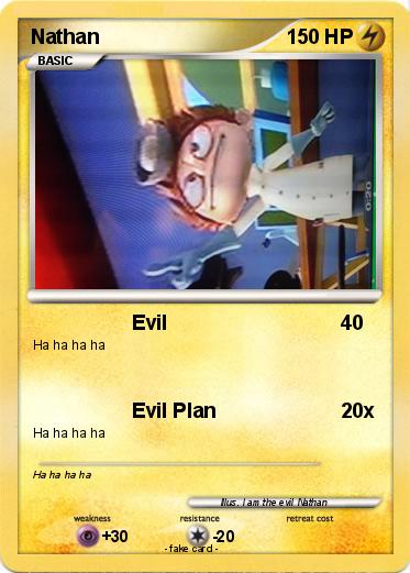 Pokémon Nathan 857 857 - Evil - My Pokemon Card