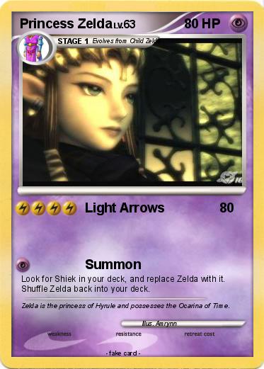 Pokémon Princess Zelda 27 27 - Light Arrows - My Pokemon Card