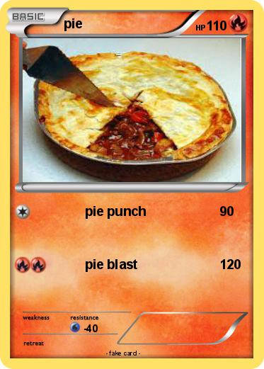 Pokémon pie 284 284 - pie punch - My Pokemon Card