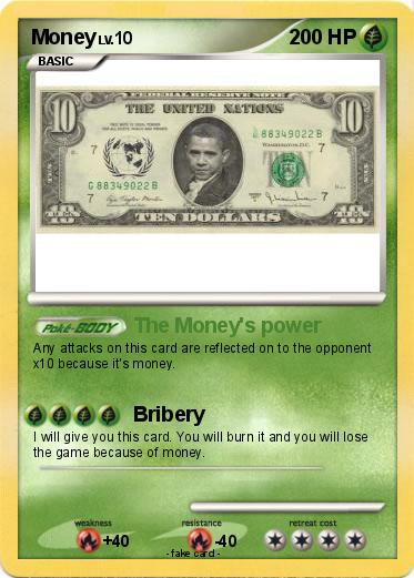 Pokémon Money 316 316 - The Money's power - My Pokemon Card