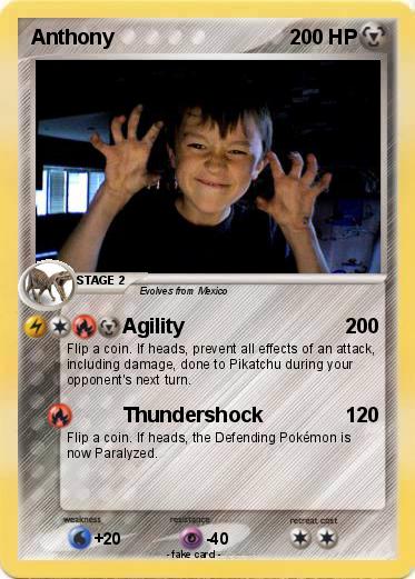 Pokémon Anthony 1216 1216 - Agility - My Pokemon Card