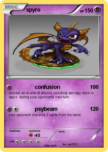 Pokémon spyro 986 986 - confusion - My Pokemon Card