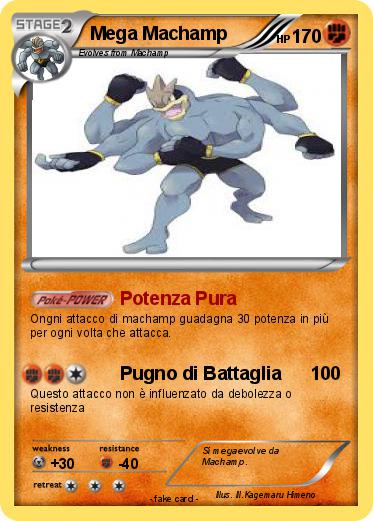 Pokémon Mega Machamp 11 11 - Potenza Pura - My Pokemon Card