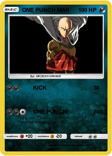 Pokémon ONE PUNCH MAN 110 110 - KICK - My Pokemon Card