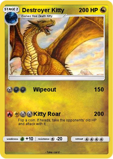 Pokémon Destroyer Kitty - Wipeout - My Pokemon Card