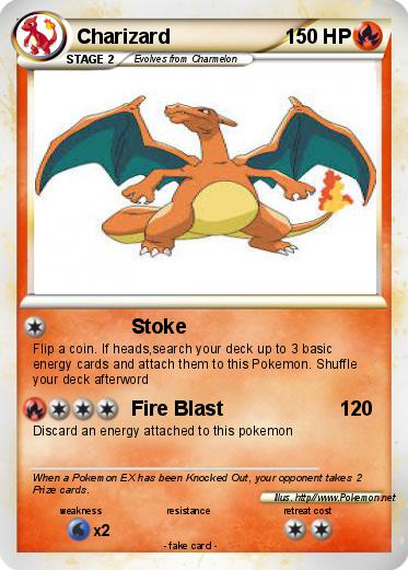 Pokémon Charizard 6990 6990 - Stoke - My Pokemon Card