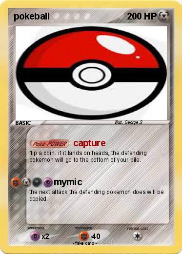 Pokémon pokeball 485 485 - capture - My Pokemon Card