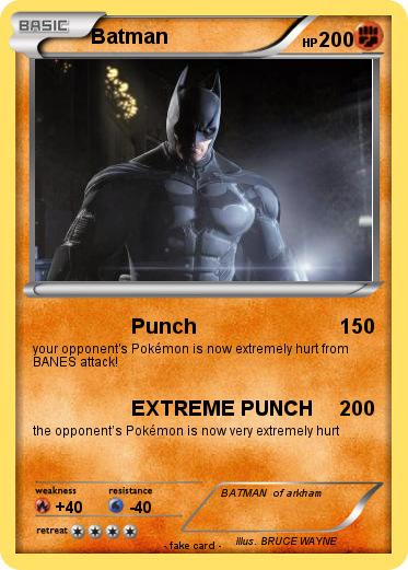 Pokémon Batman 2672 2672 - Punch - My Pokemon Card