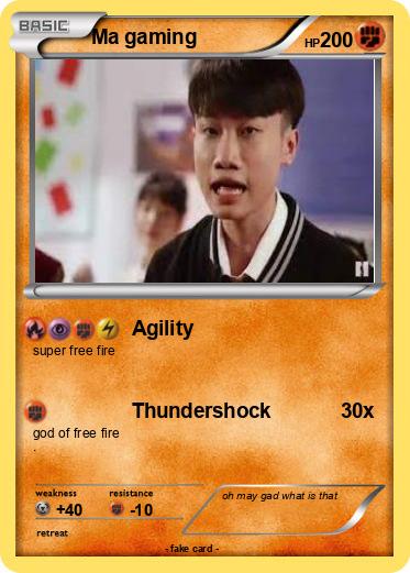 Pokémon Ma gaming - Agility - My Pokemon Card