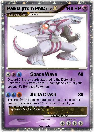 Pokémon Palkia from PMD - Space Wave - My Pokemon Card