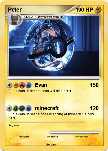 Pokémon Peter 1362 1362 - Evan - My Pokemon Card