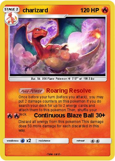 Pokémon charizard 10966 10966 - Roaring Resolve - My Pokemon Card