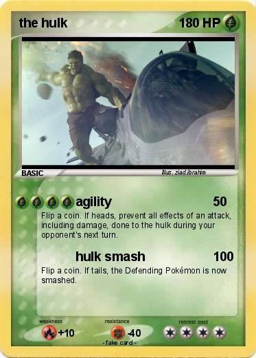 Pokémon the hulk 60 60 - agility - My Pokemon Card