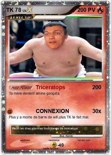 Pokémon TK 78 16 16 - Triceratops - Ma carte Pokémon