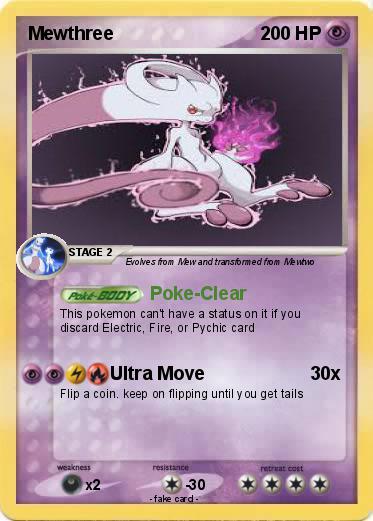Pokémon Mewthree 960 960 - Poke-Clear - My Pokemon Card