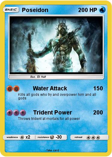 Pokémon Poseidon 848 848 - Water Attack - My Pokemon Card