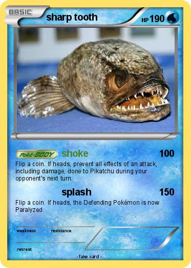 Pokémon sharp tooth 10 10 - shoke - My Pokemon Card