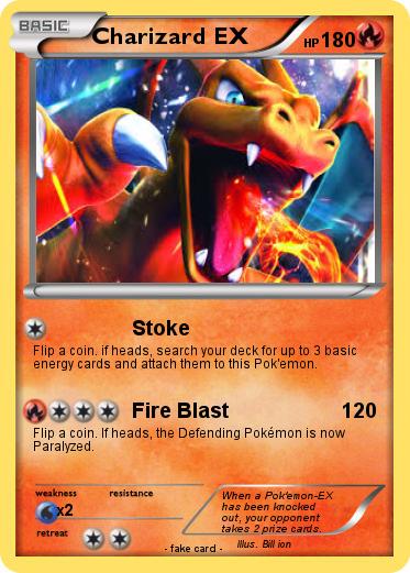 Pokémon Charizard EX 906 906 - Stoke - My Pokemon Card
