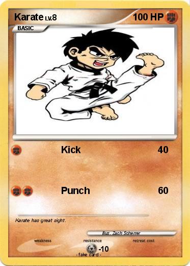 Pokémon Karate 132 132 - Kick - My Pokemon Card