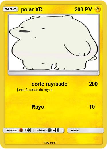 Pokémon polar XD - corte rayisado - Mi carta pokémon