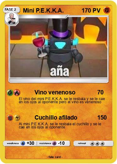 Pokémon Mini P E K K A 44 44 - Vino venenoso - Mi carta pokémon