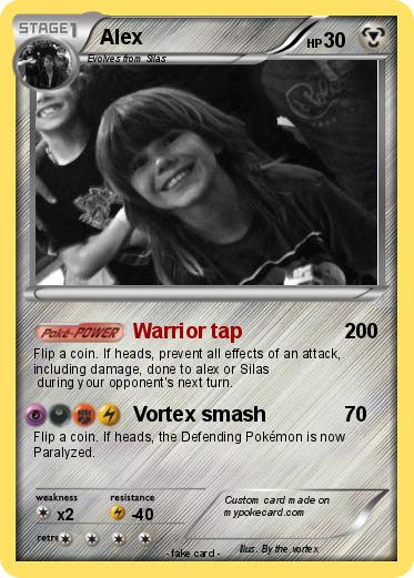 Pokémon Alex 1975 1975 - Warrior tap - My Pokemon Card