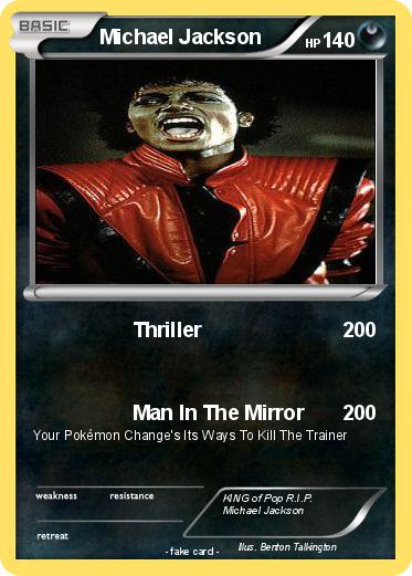 Pokémon Michael Jackson 1480 1480 - Thriller - My Pokemon Card