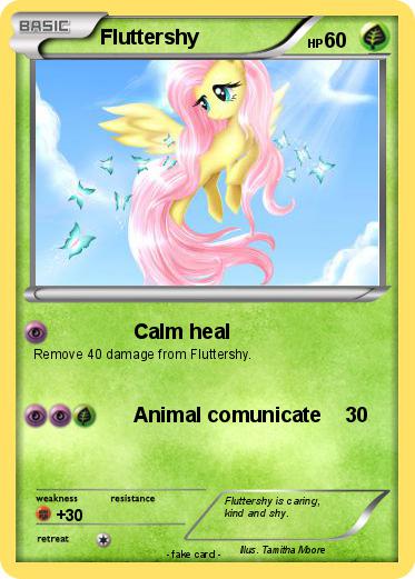 Pokémon Fluttershy 493 493 - Calm heal - My Pokemon Card