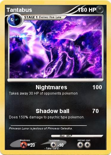 Pokémon Tantabus - Nightmares - My Pokemon Card