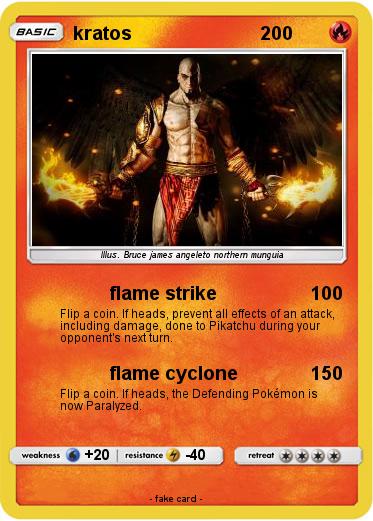 Pokémon kratos 636 636 - flame strike - My Pokemon Card