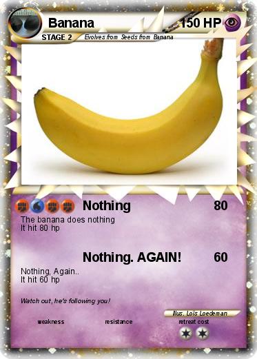 Pokémon Banana 81 81 - Nothing - My Pokemon Card