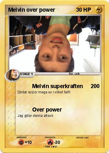 Pokémon Melvin over power - Melvin superkraften - My Pokemon Card