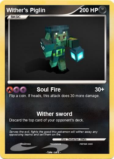 Pokémon Wither s Piglin - Soul Fire - My Pokemon Card