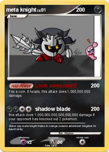 Pokémon meta knight 1025 1025 - Look awesome!! - My Pokemon Card